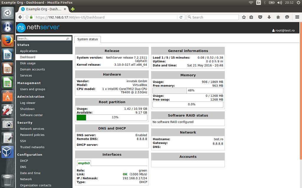 NethServer 7.2 alpha 3 - "First Blood" - Testing - NethServer Community