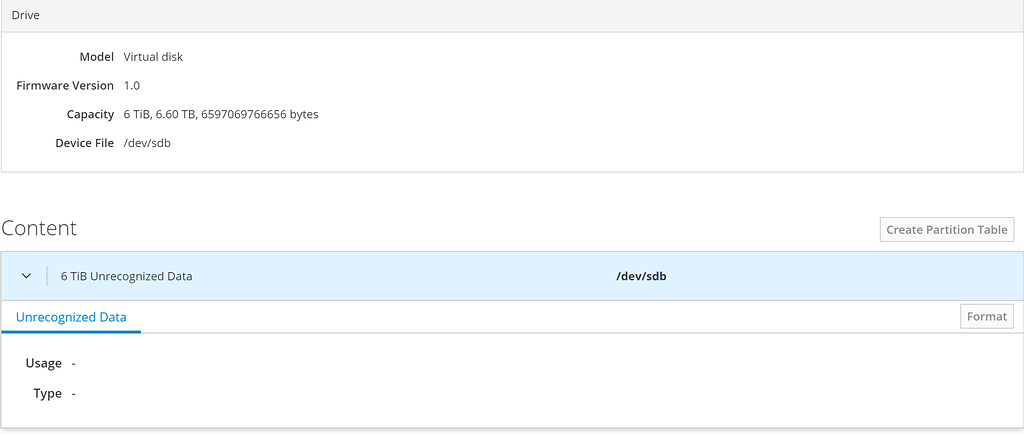 Storage How-To & grayed out buttons - Support - NethServer Community