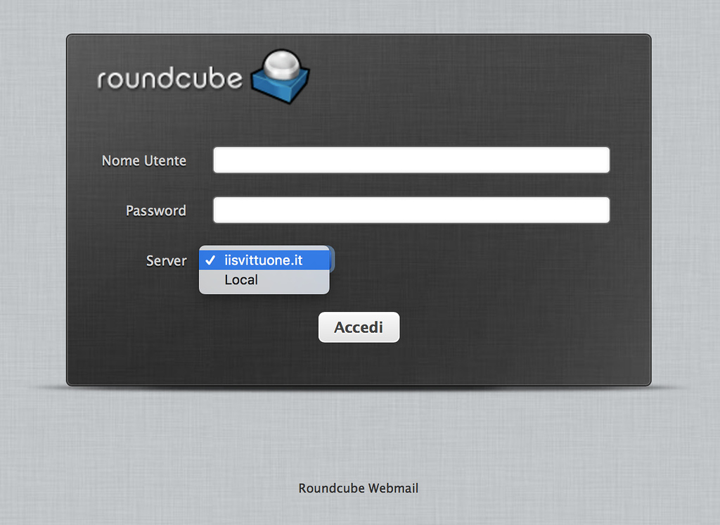 Roundcube Login - Support - NethServer Community