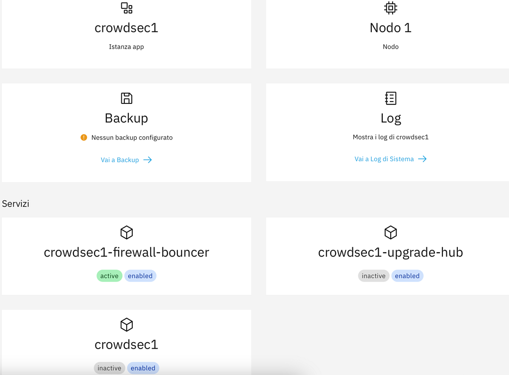 Crowdsec stop app - Support - NethServer Community