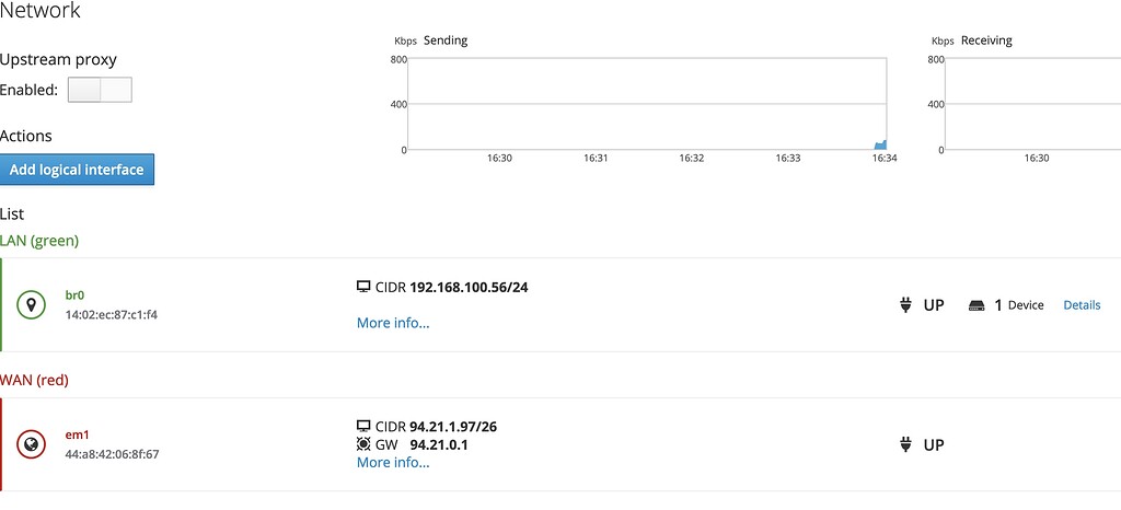 No internet if wan port configured - Support - NethServer Community