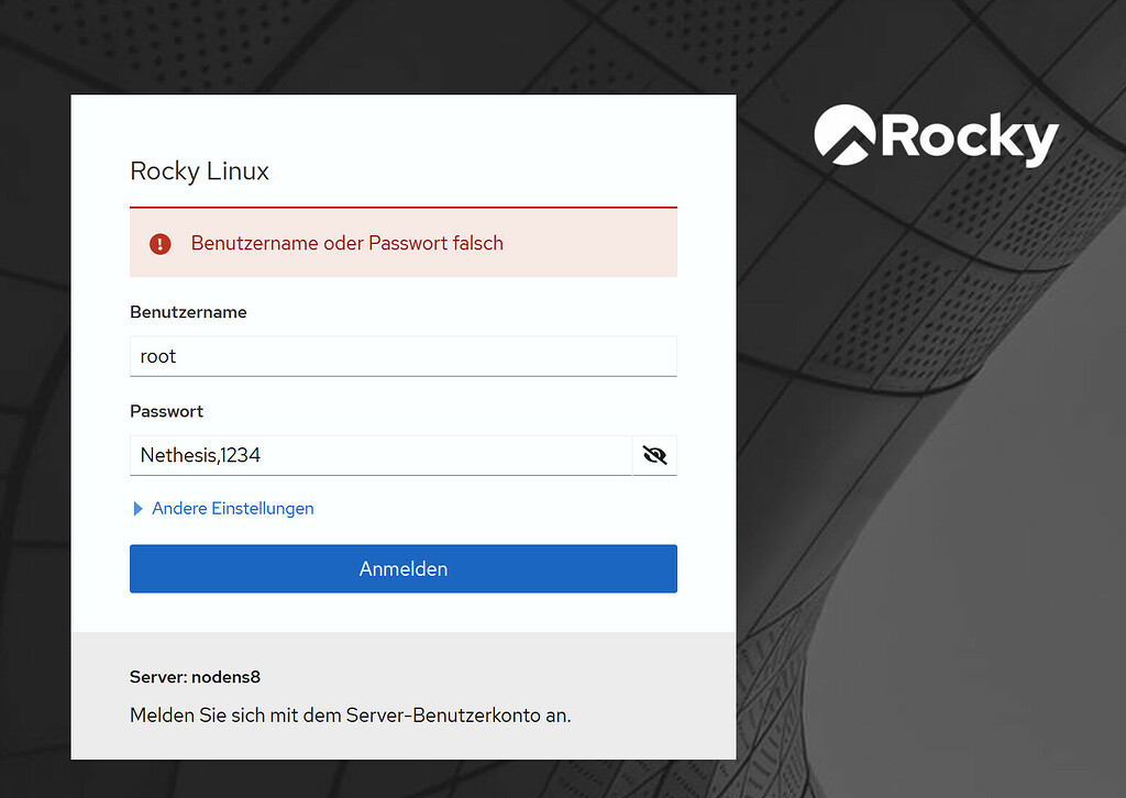 NS8 beta2 - Unable to login to Cockpit - Support - NethServer Community