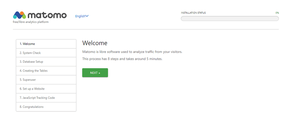 NS8-Matomo Module - App - NethServer Community