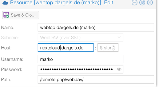 Webtop nextcloud integration fails - WebTop - NethServer Community