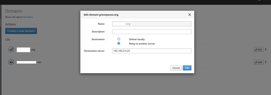 Relay to another Server NS8 - Support - NethServer Community