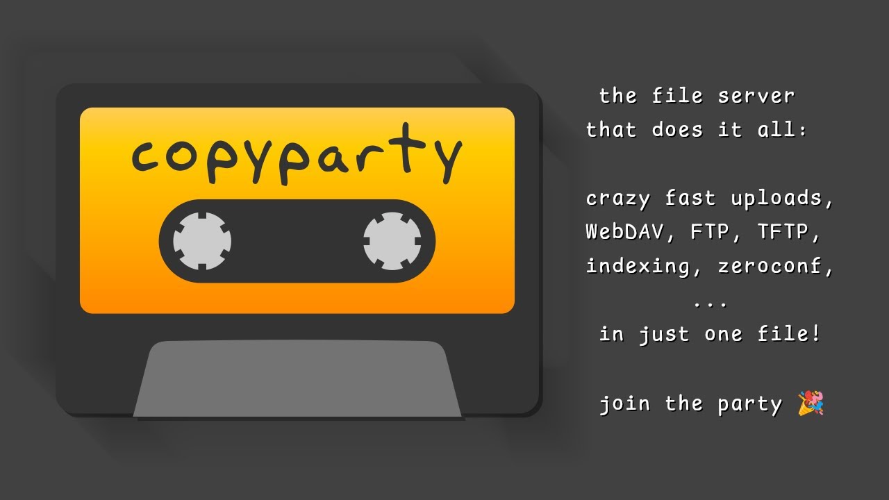 CopyParty for WebServer - Feature - NethServer Community