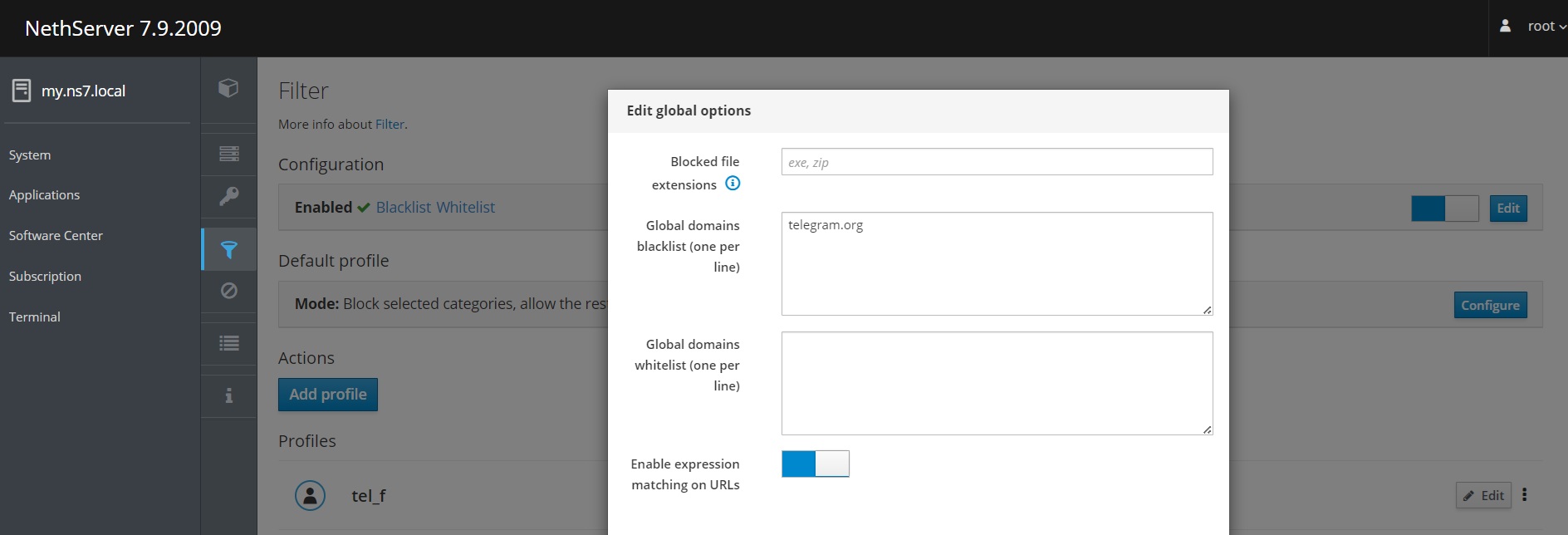 Block Websites Protocol Messaging Nethsecurity Nethserver Community