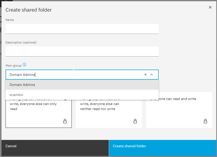 Missing Group Domain Users On Shared Folder Creation Support Nethserver Community