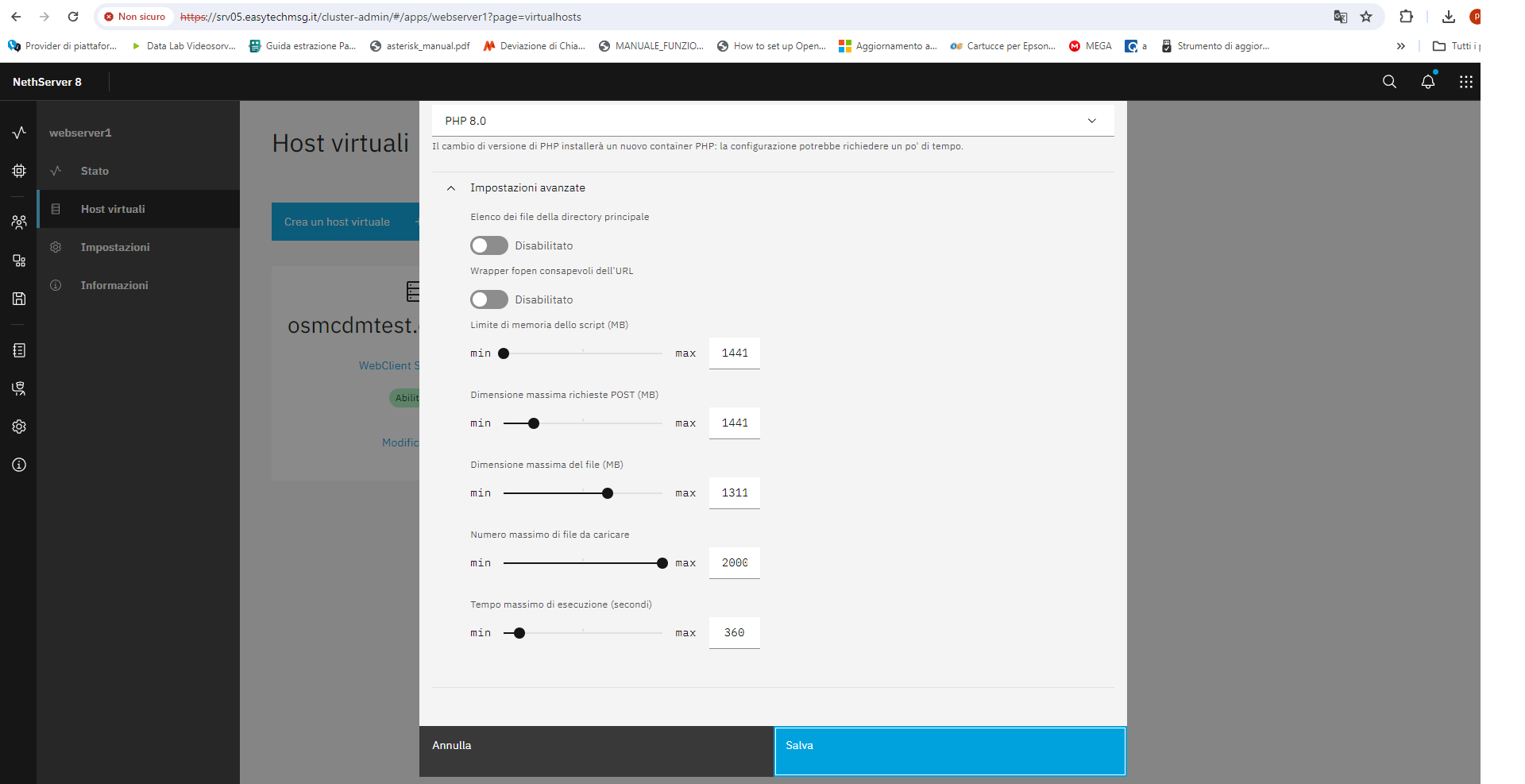Limit file on sftpgo - Support - NethServer Community Limit file on sftpgo - Support - NethServer Community